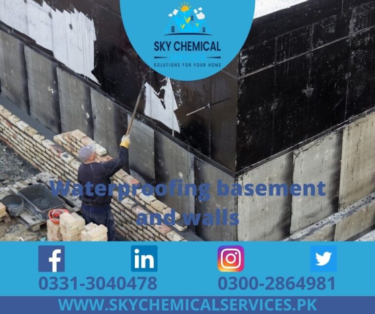 Waterproofing Basement and Walls - Sky Chemical Services