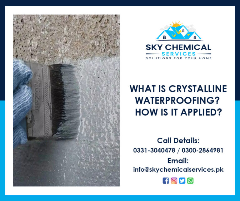 What is Crystalling Waterproofing? How is it Applied?