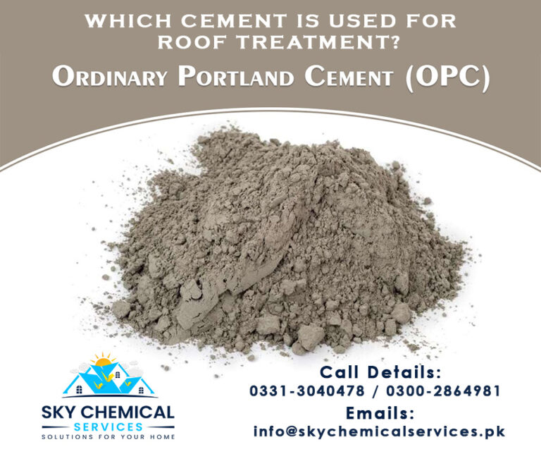 Which Cement is used for Roof Treatment? - Sky Chemical Services