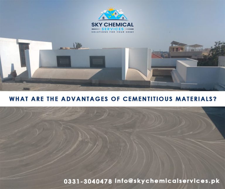 What are the advantages of Cementitious Materials?