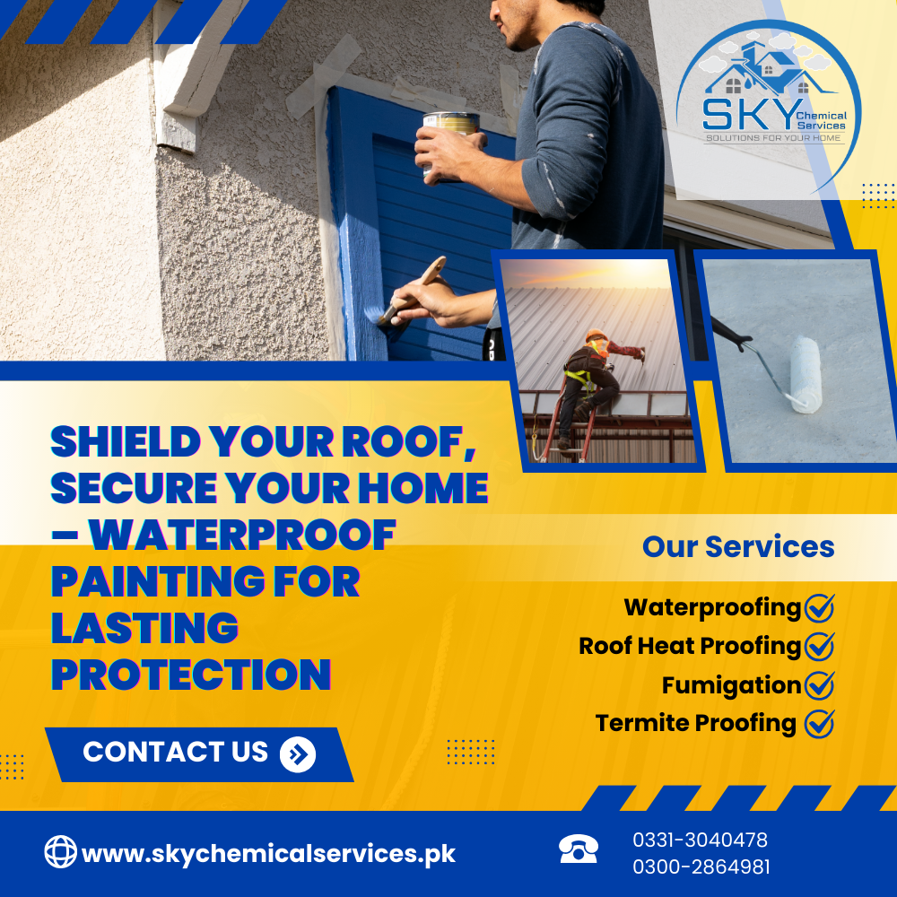 Waterproof Painting for roof - Sky Chemical Services